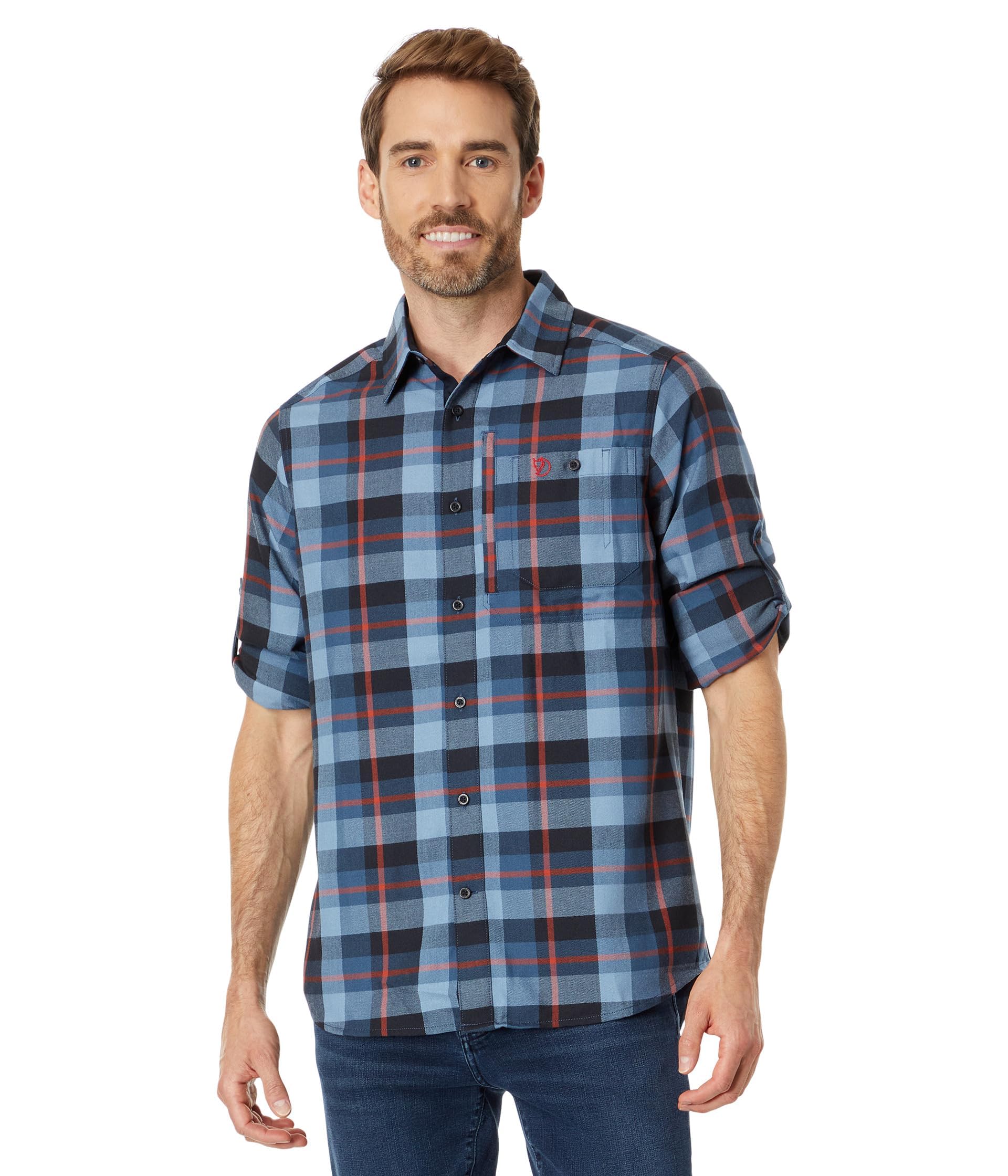 Fjällräven Fjallglim Shirt Indigo Blue/Dawn Blue LG