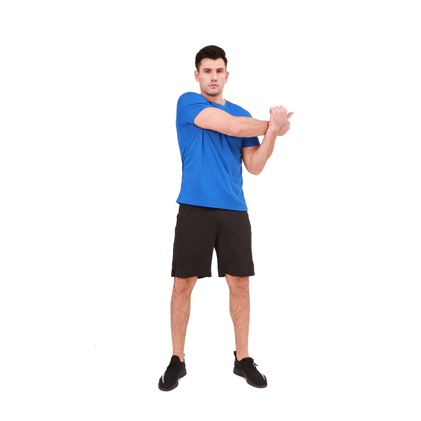 SUGARNO Athletic Shorts for Men,4 Packs Drawstring Gym Sports Shorts with Zipper Pockets for Running,Workout,Training(Small)