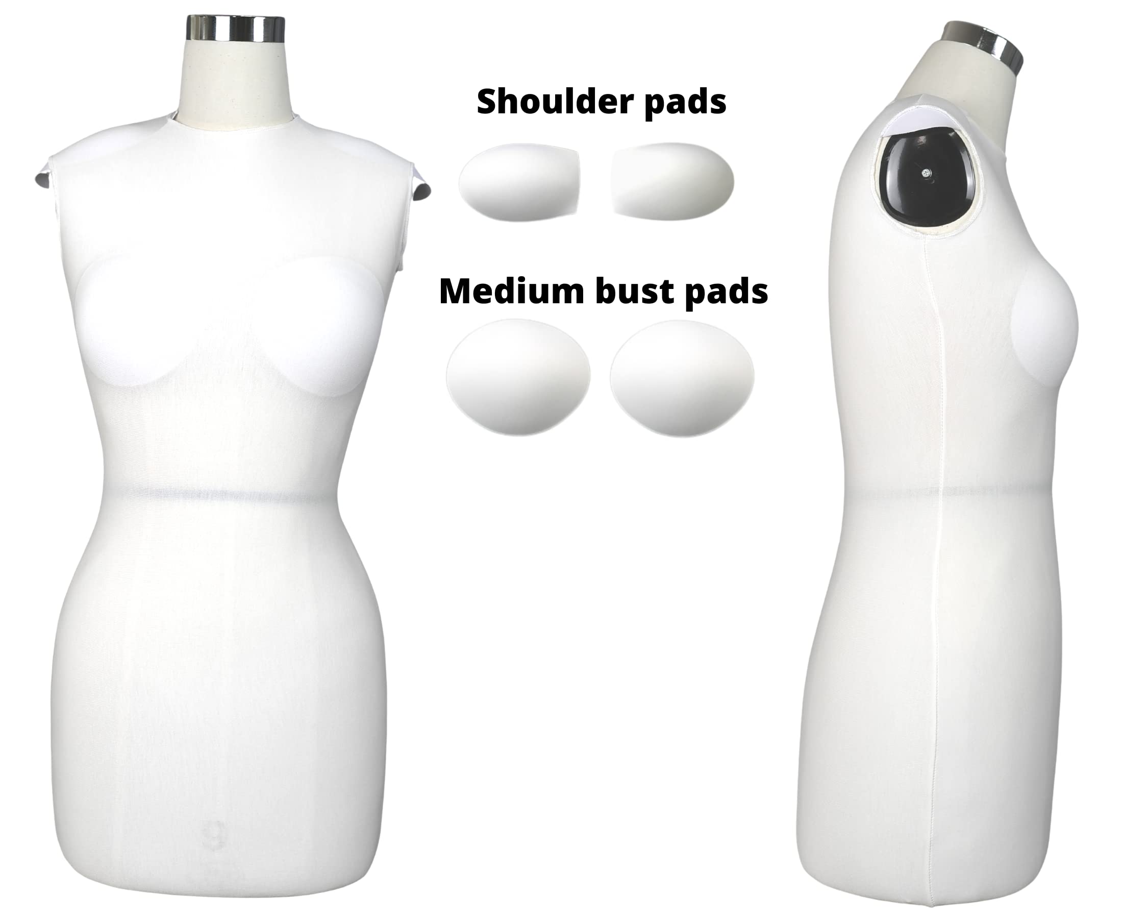Pro Modular Dress Form Padding Plus Size Kit (24 Pieces) β Adjustable Body Form Padding Set for Sewing and Mannequin β Adult Female Dress Padding β Dress Making and Tailoring Accessories