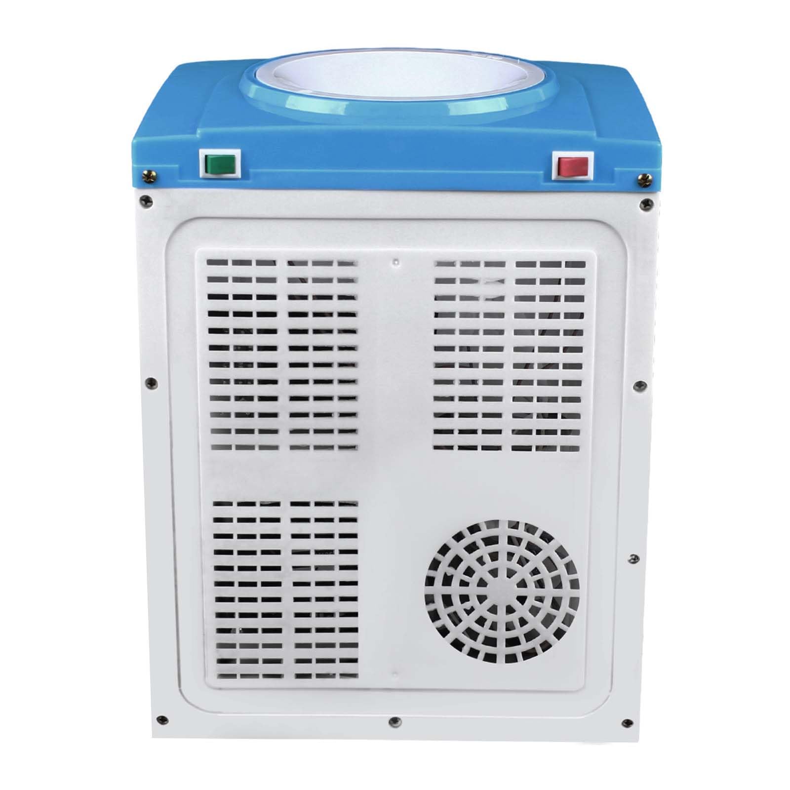 Water Cooler Dispenser Top Loading Hot and Cold Water Dispenser Countertop Water Cooler Holds 3 or 5 Gallon Bottles for Home, Office White
