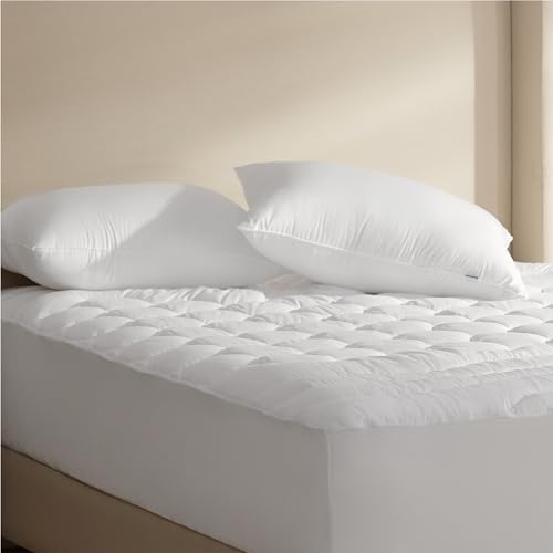 Bedsure Pillows Queen Size Set of 2, Medium Firm Queen Bed Pillows for Sleeping Hotel Quality, Fluffy Queen Pillows 2 Pack for Side and Back Sleeper