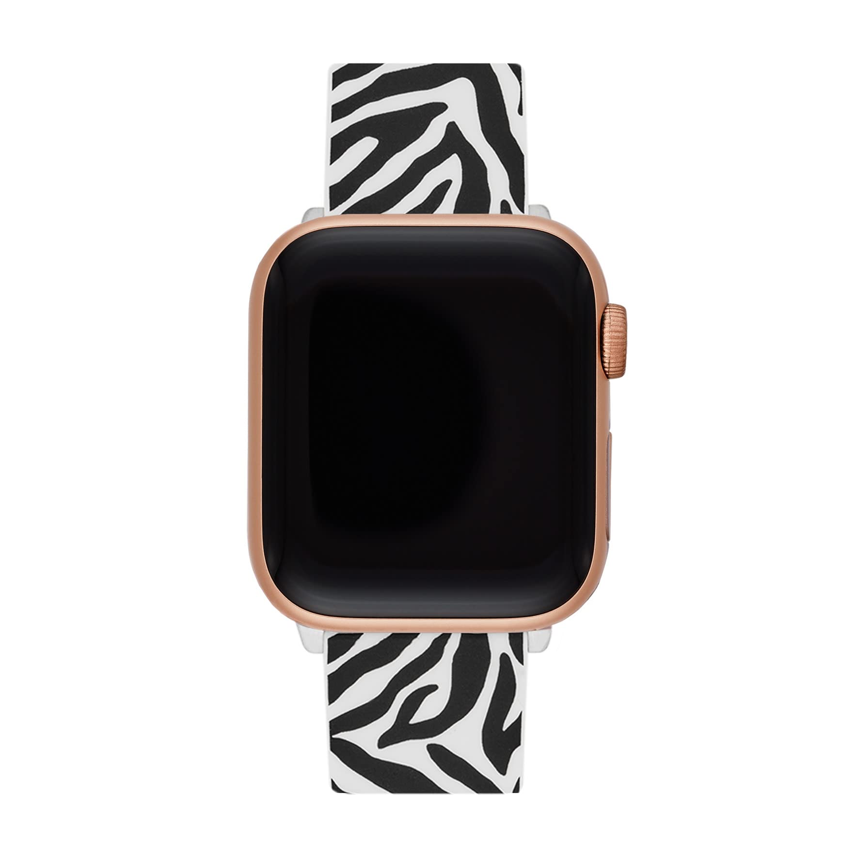 Kate Spade New York women's zebra print silicone band for apple watch®, 38/40/41mm