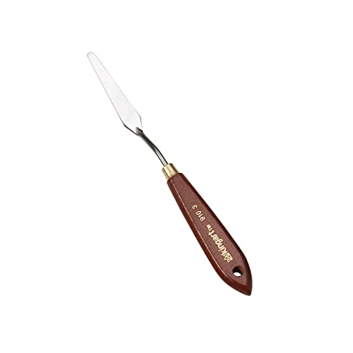 KINGART 910-3 Tapered TROWEL PALETTE KNIFE and Painting Tool for Scraping, Mixing and Painting with Oil and Acrylic Paints