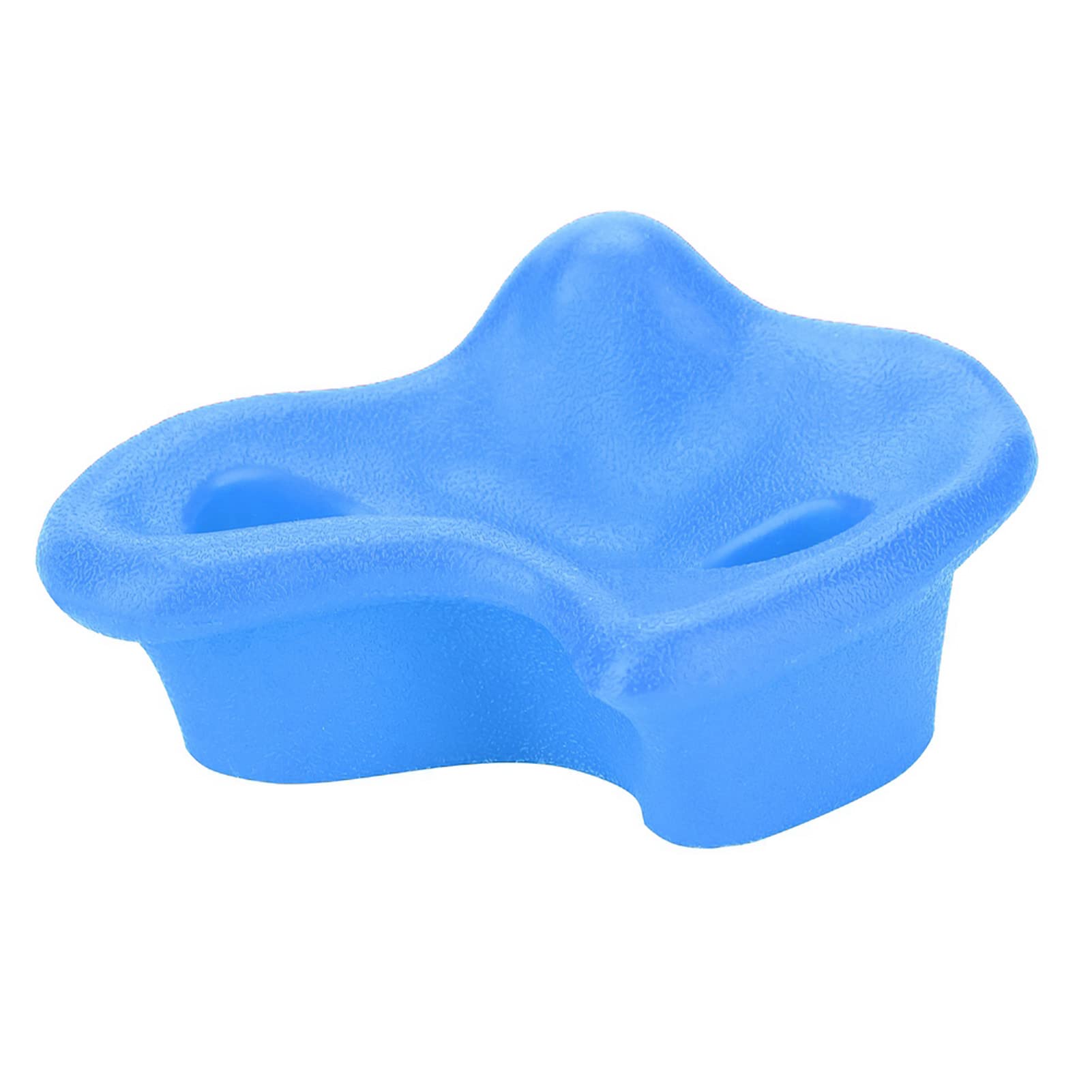 oceanside 10PCS Plastic Textured Rock Climbing Stone Rocks Wall Stones Kids Assorted Kit Bolt, Red, Blue, Black(Blue)