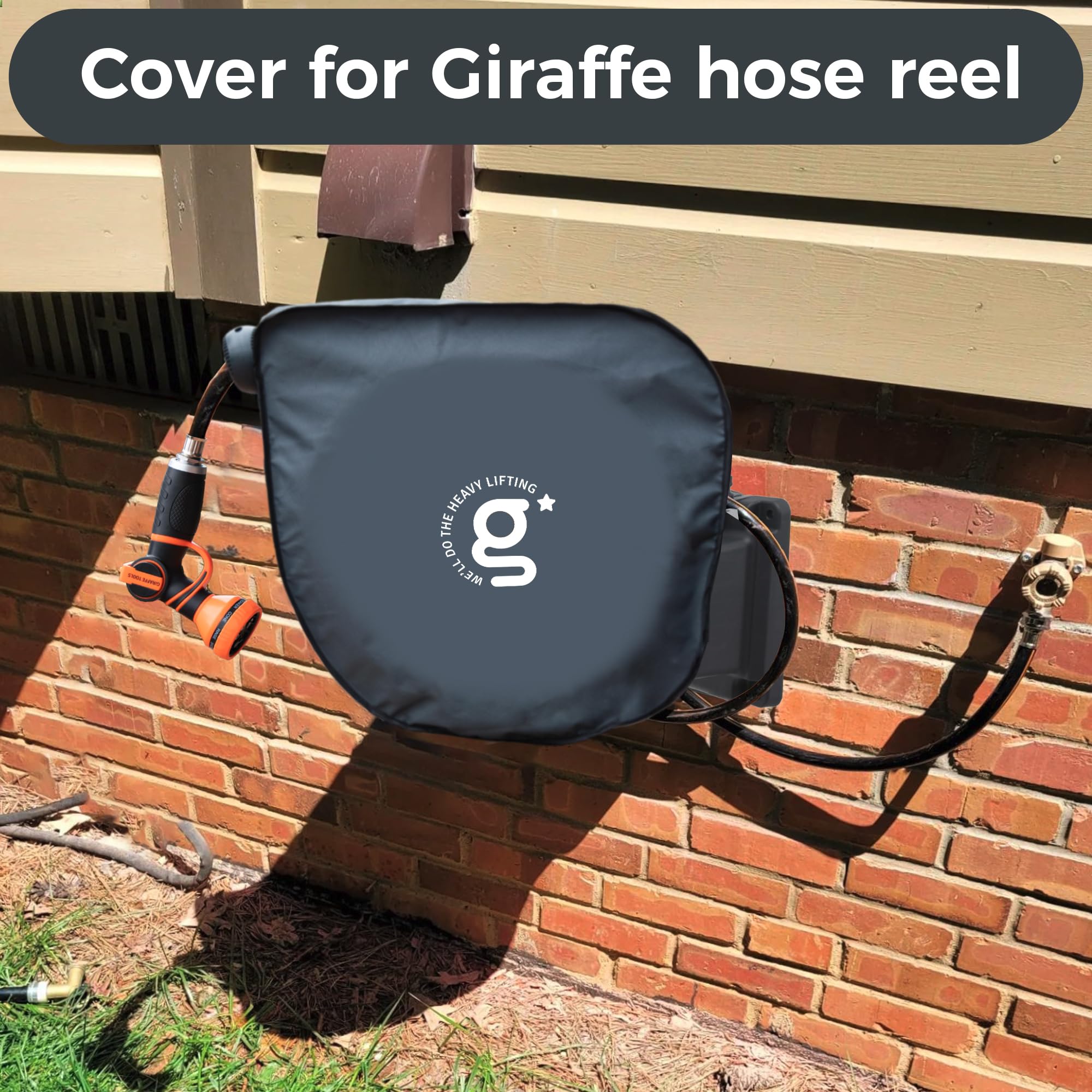 Giraffe Tools AW30/ AW25 Retractable Garden Hose Reel Cover UV Resistant, Waterproof and Anti-Fading Cover for Water Hose Reel