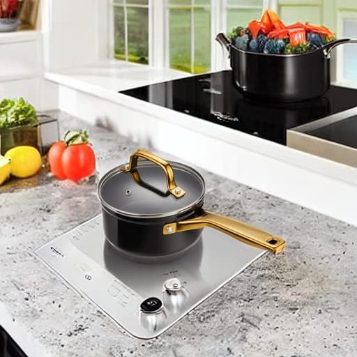1.5 QT Enamel Black Sauce Pan with Lid, MSMK Designed Enamel Exterior Coating Withstand High Temperature And Fade Resistance, Pfoa Fre, Burnt Also Non Stick, Oven Safe, Dishwasher Safe…