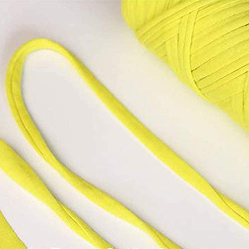 200g Art-Yarn T-Shirt Yarn Crochet Yarn Fabric Knitting Yarn Chunky Yarn Spaghetti Yarn Macrame Cotton Yarn Home Decor DIY Yarn (Color : Royal Blue)