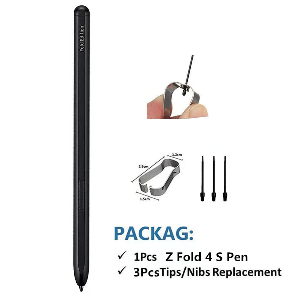 Z Fold 4 S Pen Fold Edition Stylus Pen Replacement Compatible for Samsung Galaxy Z Fold 4 and Z Fold 3 Phone Only +Tips/Nibs
