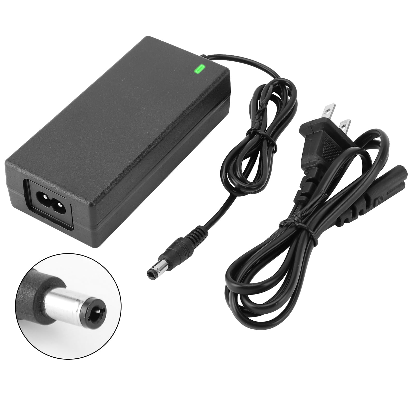 29.4V 2A Adapter, Charger, Charging Charger Supply Adapter Cable for Hoverboard Electric Bike Skateboard (US Plug 100-240V)