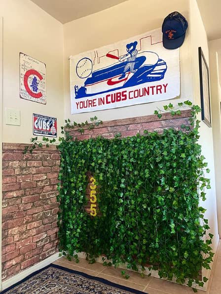 RQJLZ 12 Pack 85 Feet Fake Ivy Leaves Artificial Ivy Garland Greenery Garlands Hanging Plant Vine for Wedding Party Room Astethic Stuff Decor, Plants Hanging