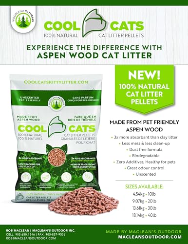 Cool Cats Kitty Litter by MacLean's, 10 lb. Bags