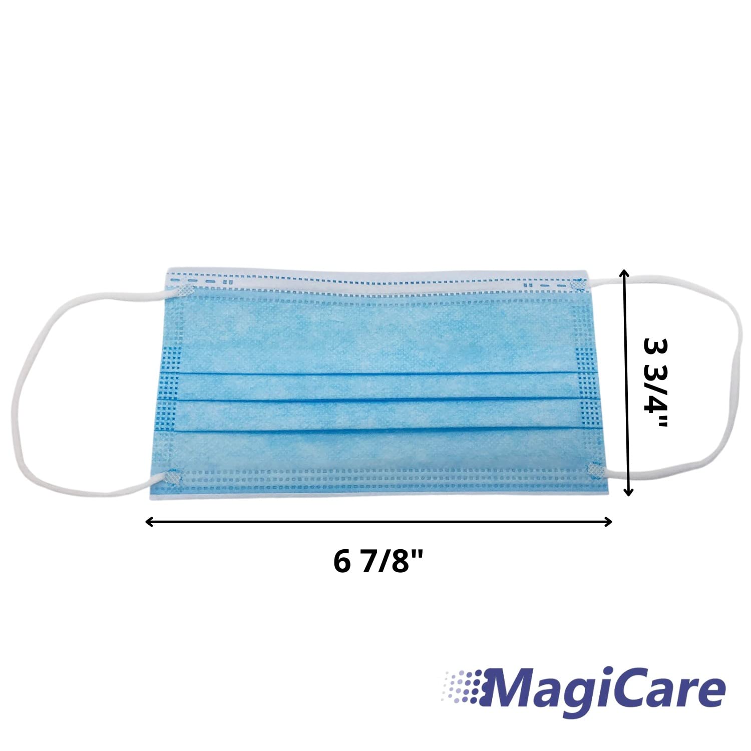 MAGICARE Face Mask Bulk (2000) - ASTM Level 2 Medical Procedure Face Masks - 3 Ply Disposable Bulk Face Mask - 40 Boxes (2000PCS)
