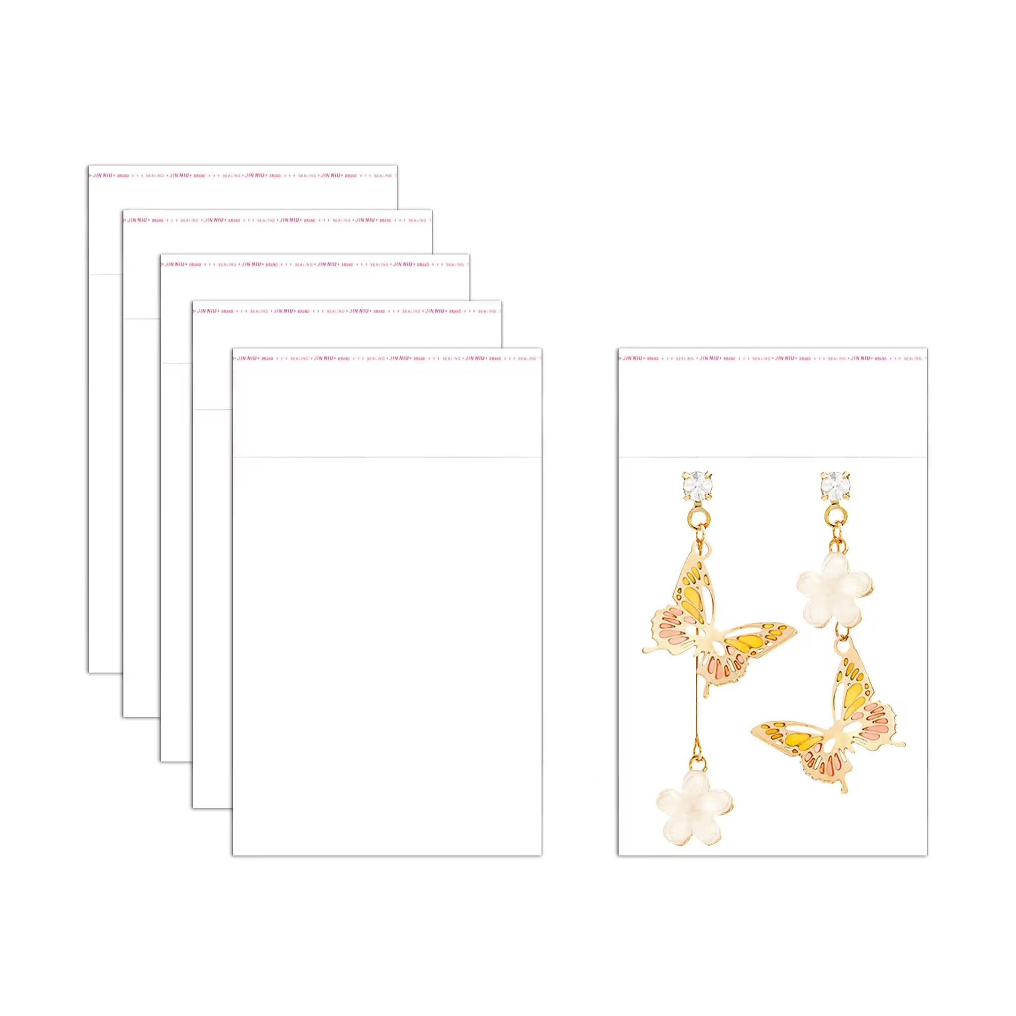 3x4'' Self Sealing Cellophane Bags 300pcs Small Clear Self Adhesive Cello Bags 2mil Tiny Resealable Poly Pouch Bags for Cookie Candy Bakery Photos Cards Soap Jewelry Party Decorative