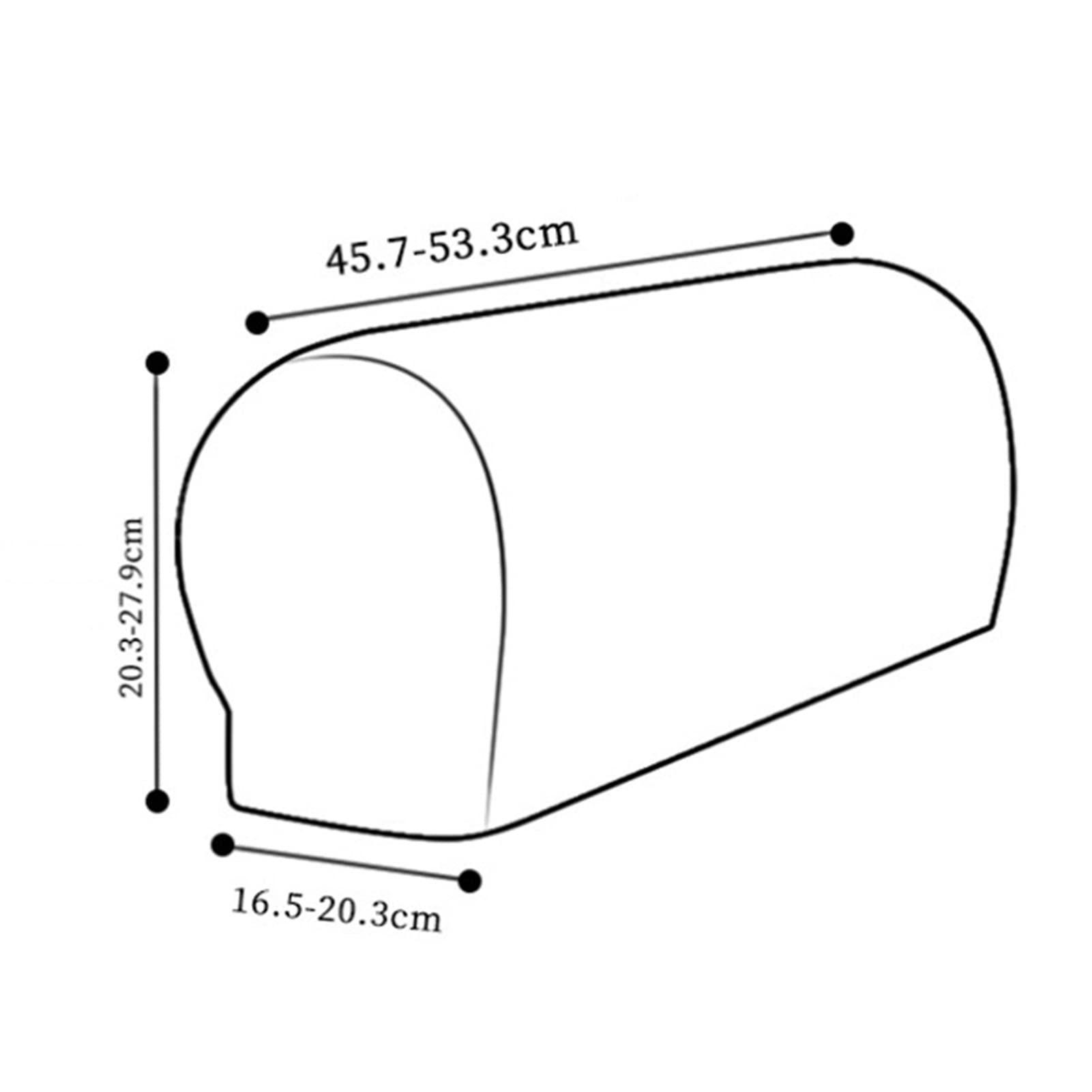 Roadoor 1 Pair Stretch Armrest Protector, Sofa Arm Covers for Chairs High Elastic Polyester Armrest Armchair Slipcover for Recliner Sofa Light Coffee