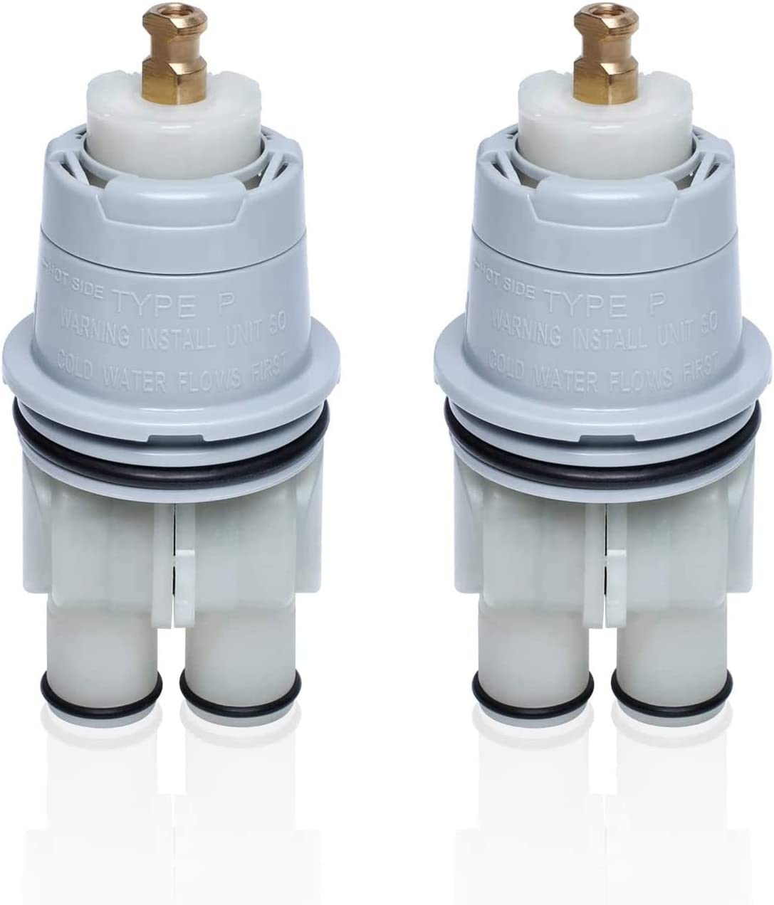 RP46074 Shower Universal Valve Cartridge Assembly for Delta Shower and Tub 13/14 Series Faucet, Replacement Part for Delta Monitor Cartridge, 2 Packs