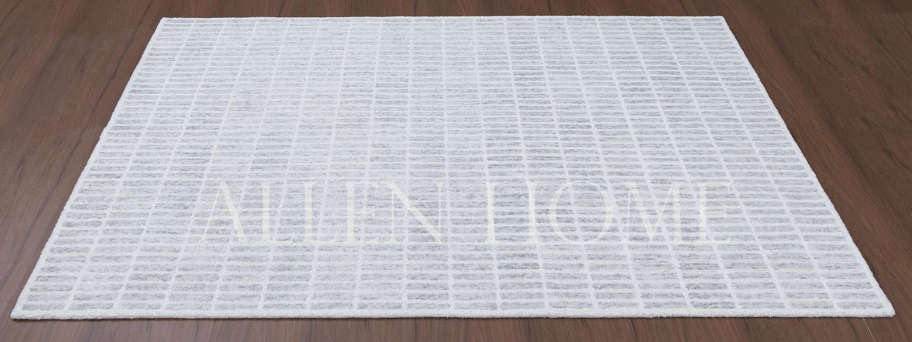 Allen Home Traditional Capitola Wool Area Rugs by Allen Home | Durable | 100% Wool, Hand Tufted | Living Room, Dining Room, Bedroom, and Entryway Area Rugs | 8β x 10β | Capitola Gray