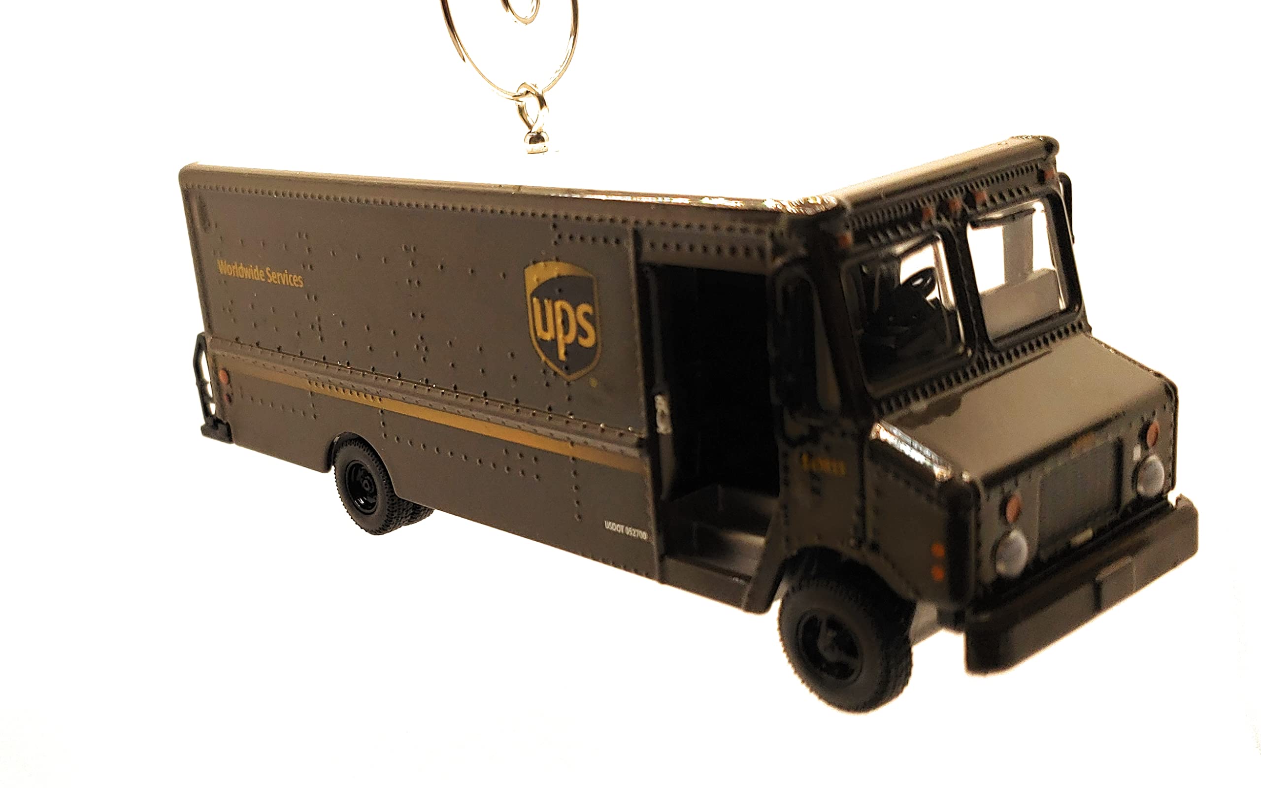 Christmas Ornament for UPS Parcel Brown Delivery Truck