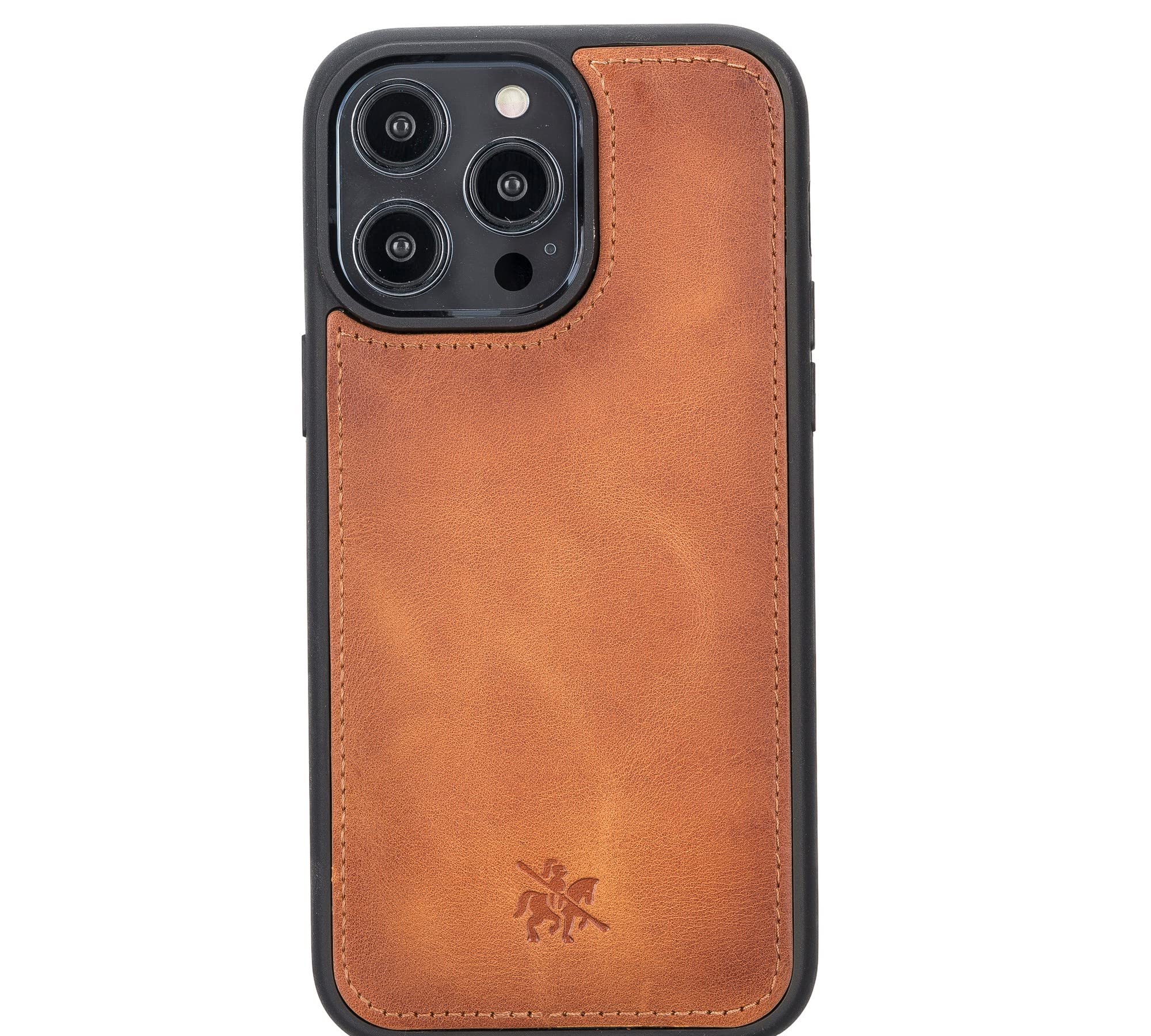 Venito Ravenna Slim Magic Leather Wallet Case for iPhone 14 Pro Max (6.7" Antique Brown)