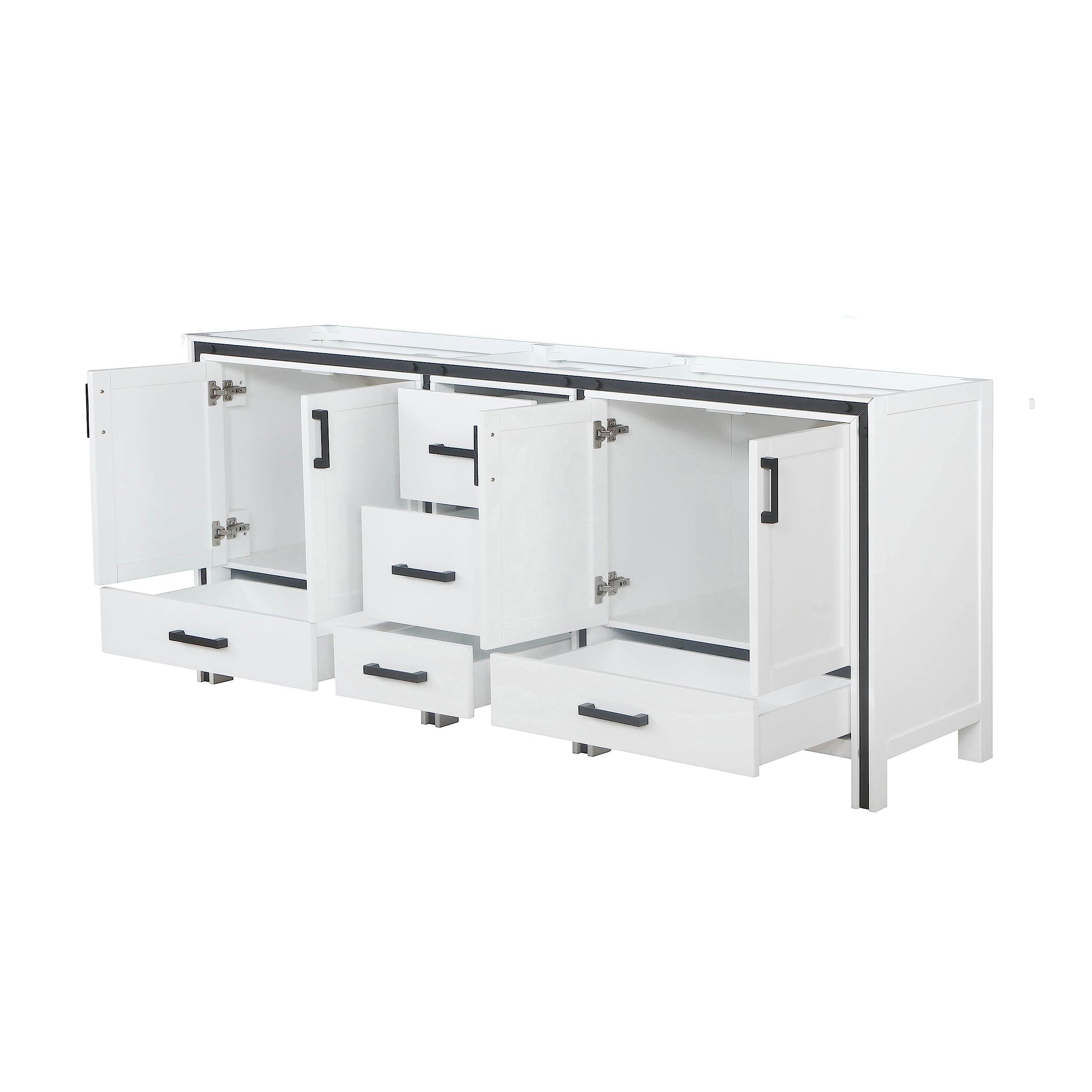 Bell+Modern Augustine 80 in W x 22 in D White Double Bath Vanity