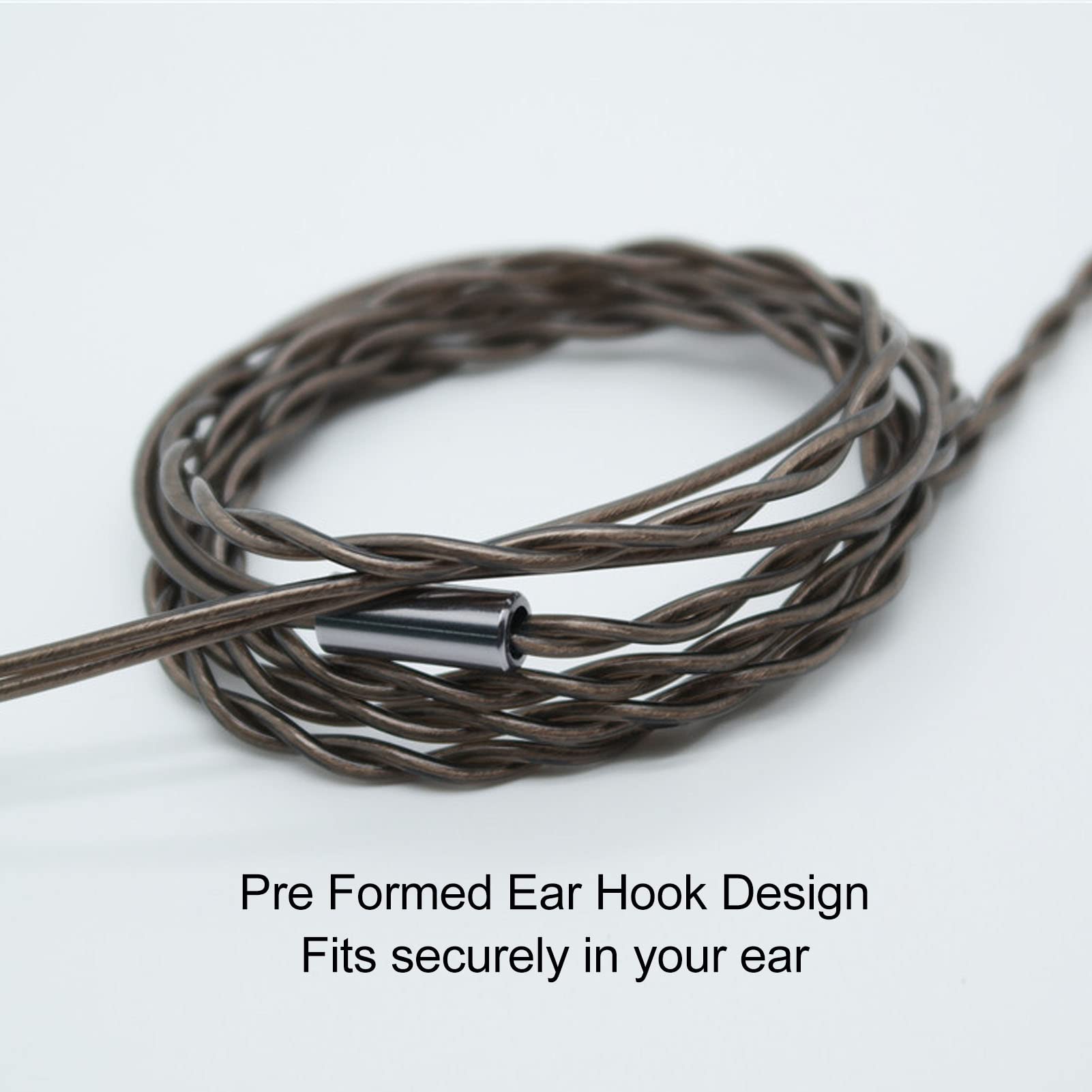 Earphone Cable for Sennheiser IE300 IE600 IE900 SE215 SE846 UE900 TK200, 3.5mm Plug Audio Cable Cord, Upgraded Silver Plated Copper Earphone Wire, 3.9ft
