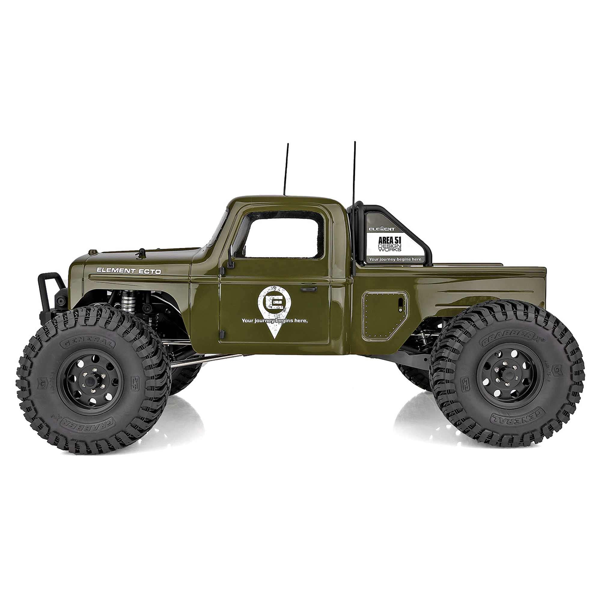 Team Associated Enduro Ecto Trail Truck Green RTR ASC40117 Trucks Electric RTR 1/10 Off-Road