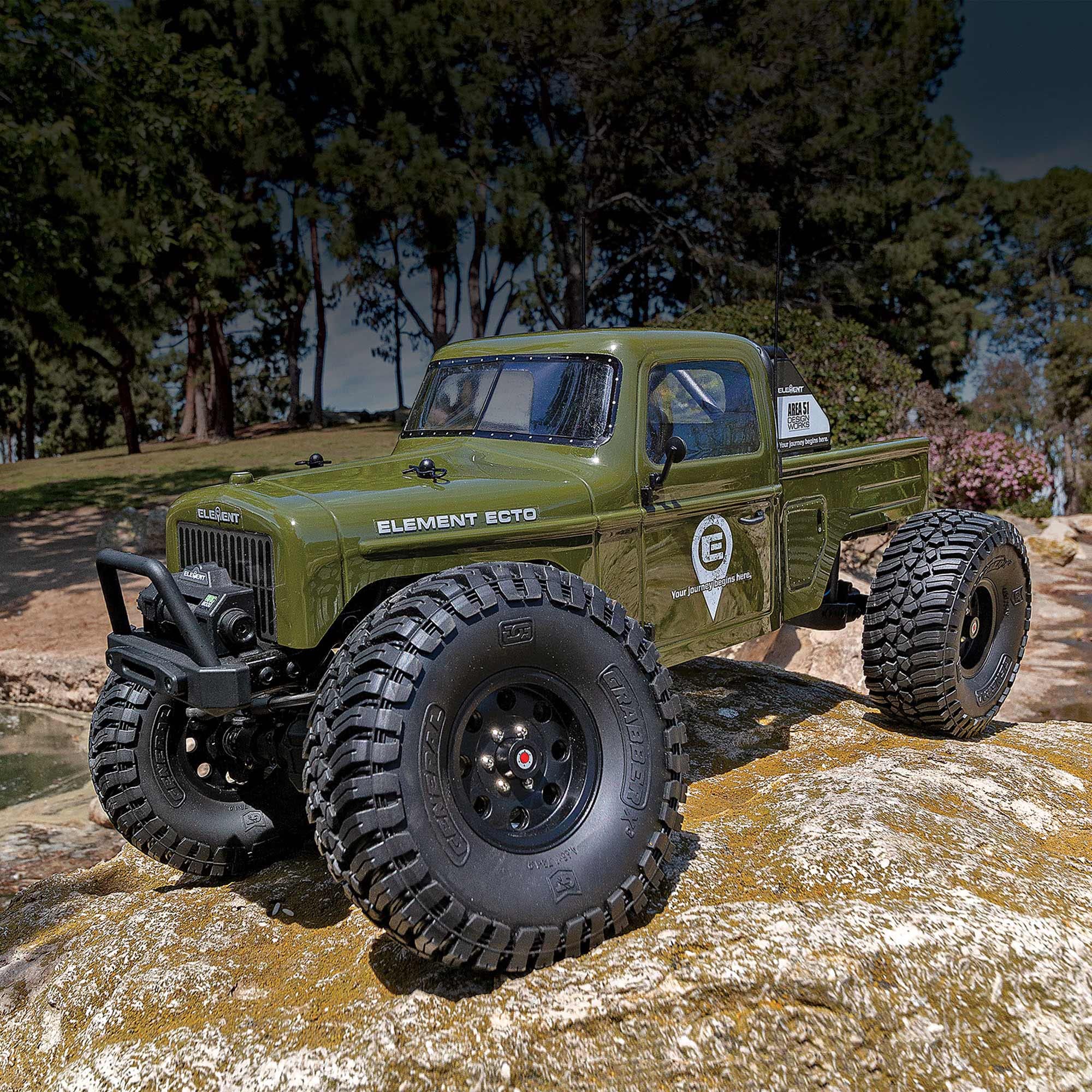 Team Associated Enduro Ecto Trail Truck Green RTR ASC40117 Trucks Electric RTR 1/10 Off-Road