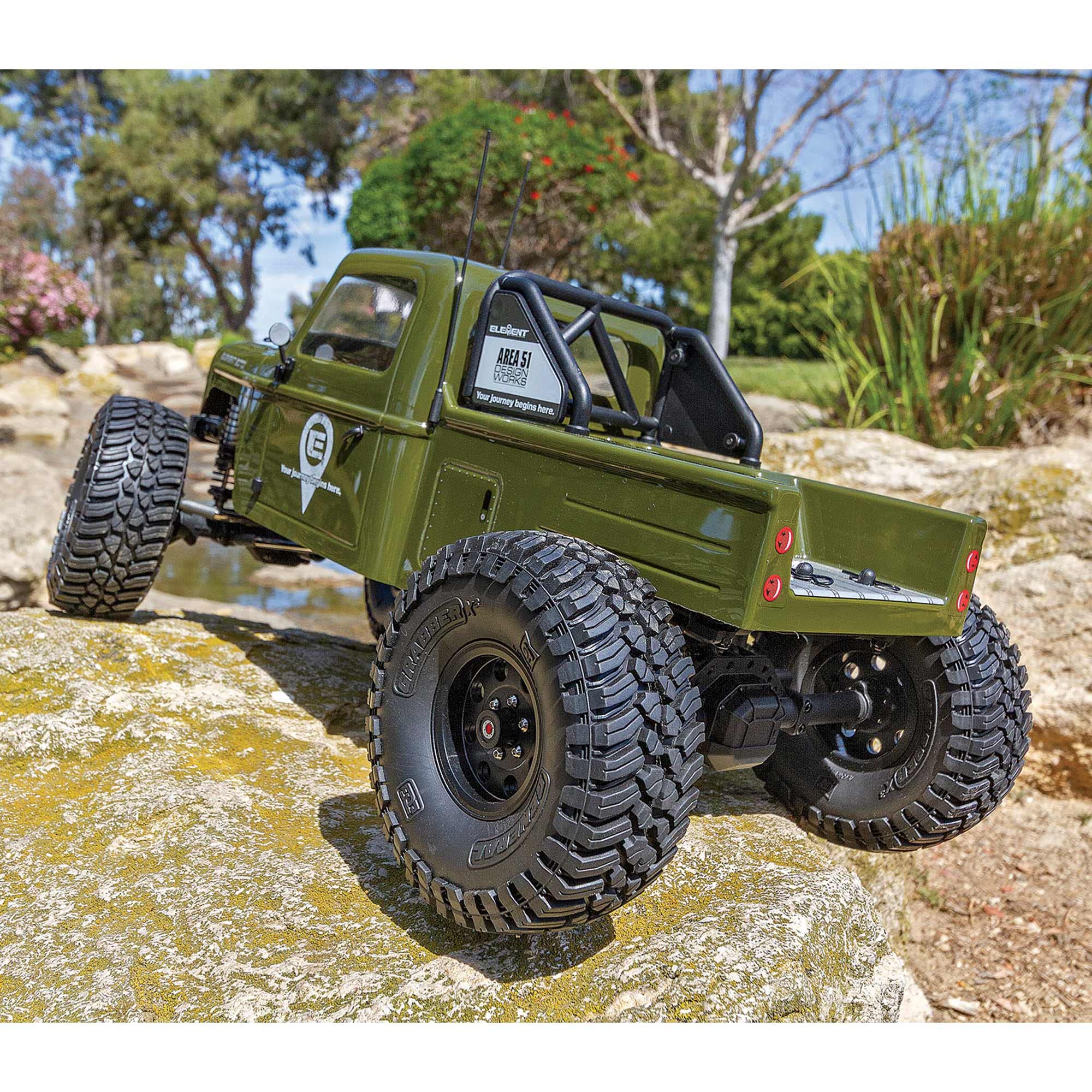 Team Associated Enduro Ecto Trail Truck Green RTR ASC40117 Trucks Electric RTR 1/10 Off-Road