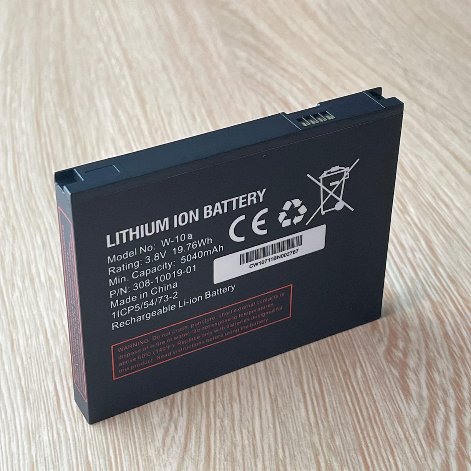 oliadeo W-10a Lithium ion Battery - for Netgear MR2100 Battery - Replacement for Netgear Nighthawk M2 4G LTE MR2100, W-10A W-10 Mobile Hotspot Router Battery 5040mAh Model (W-10 = W-10a)