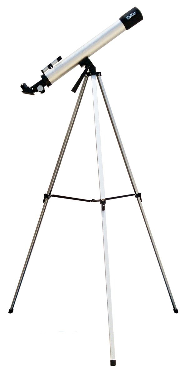 Vivitar TEL50600 60X/120X Telescope Refractor with Tripod (Black)