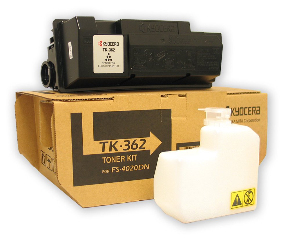 Kyocera TK-362 1T02J20US0 FS-4020DN Toner Cartridge (Black) in Retail Packaging