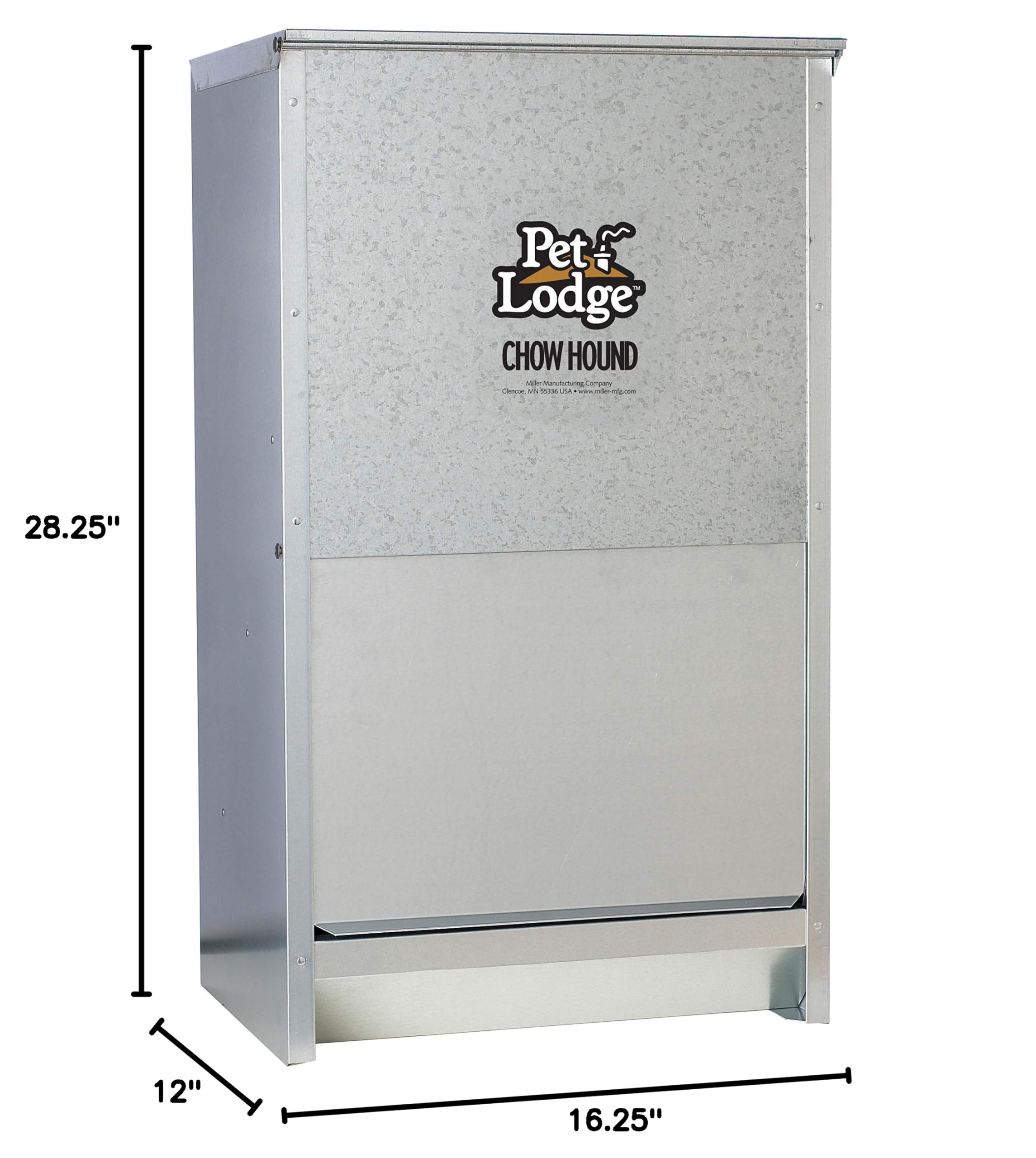 Pet Lodge Automatic Dog Feeder 50 lb Chow Hound Pet Feeder (Item No. CH50)
