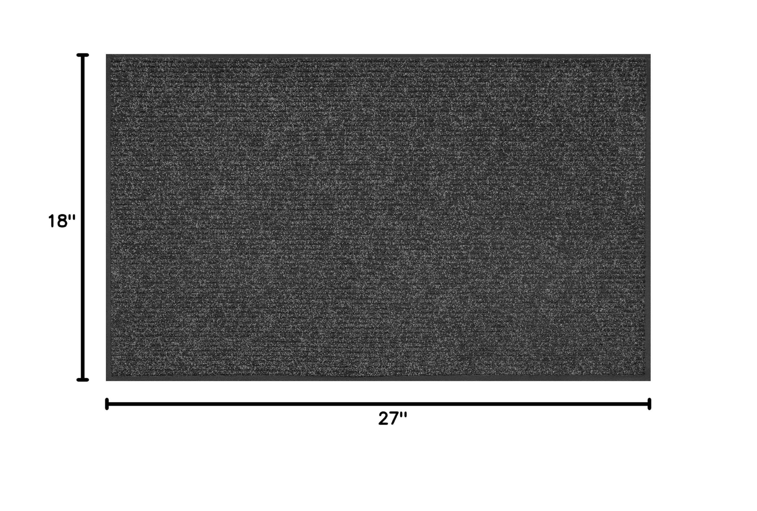 Apache Mills 18X27 Pepper Door Mat, 18-Inch X 27-Inch