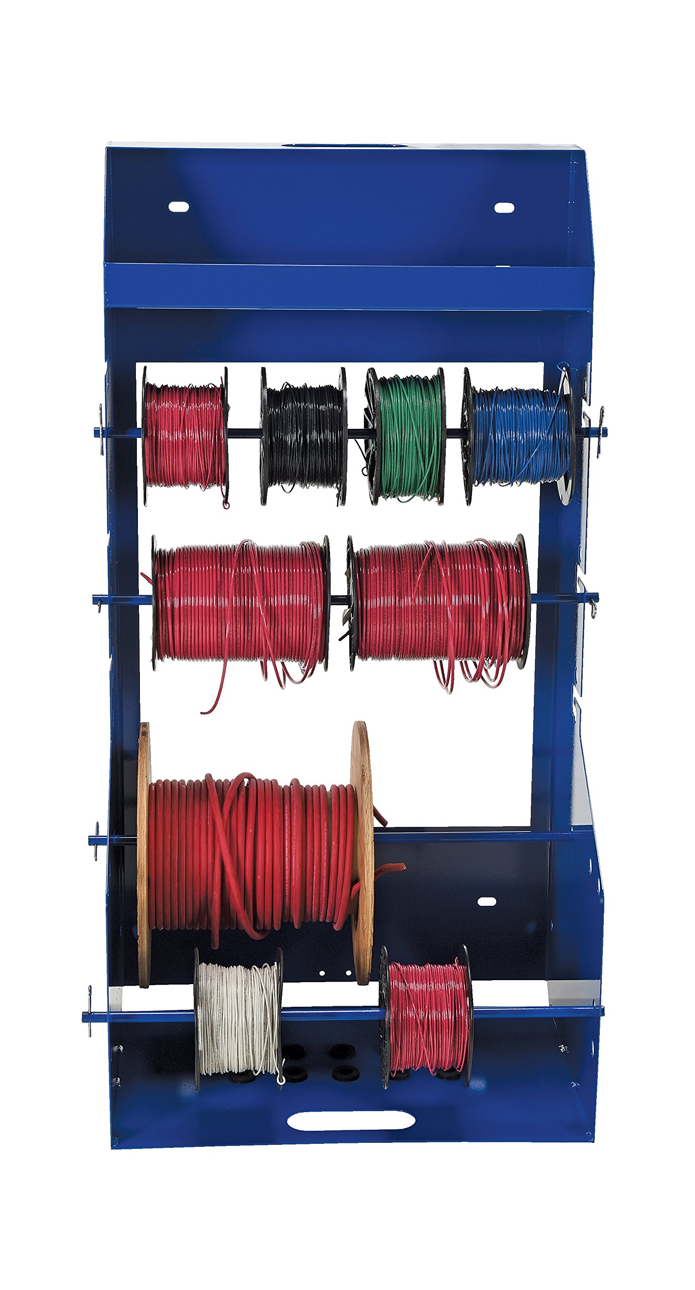 Vestil WIRE-D Stand Alone Unit for Wire Reel Caddy, 16-1/4" Length x 24" Width x 44-3/8" Height