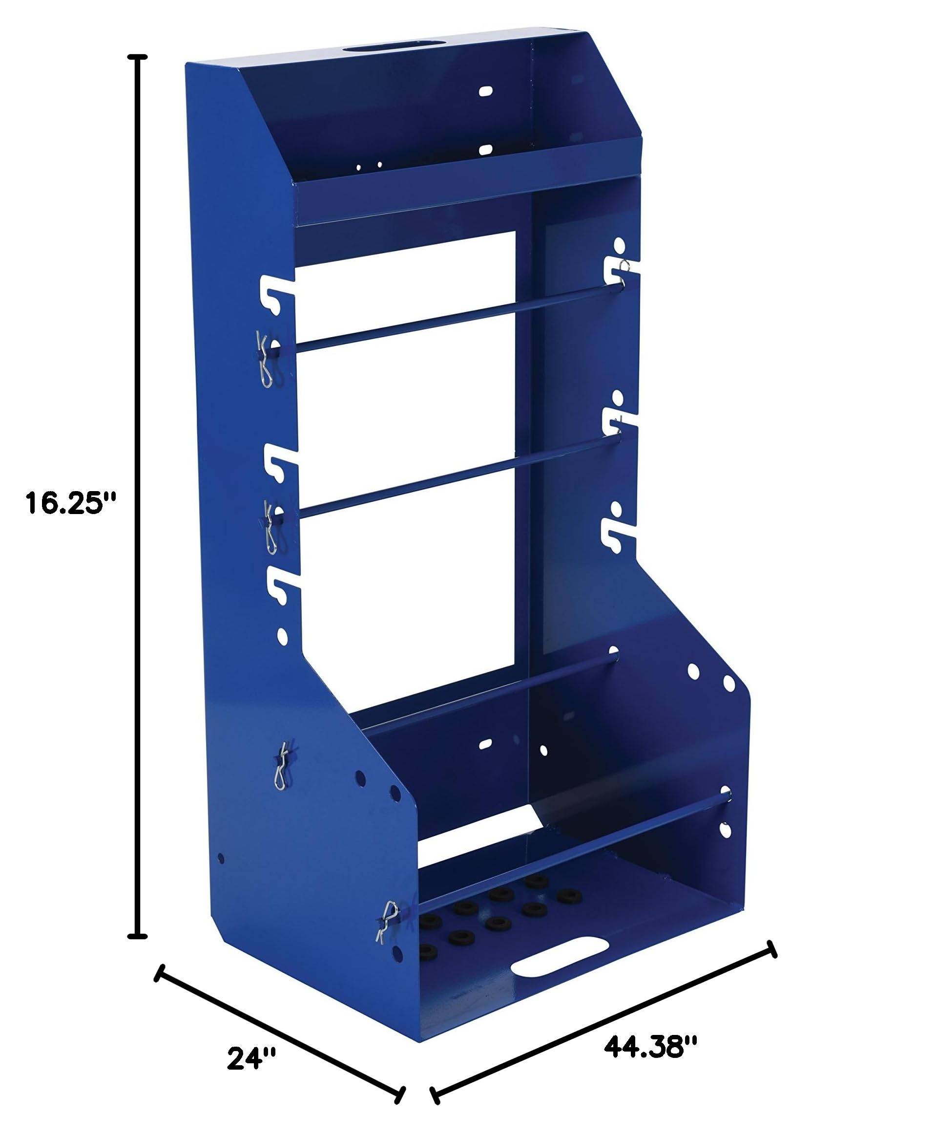 Vestil WIRE-D Stand Alone Unit for Wire Reel Caddy, 16-1/4" Length x 24" Width x 44-3/8" Height
