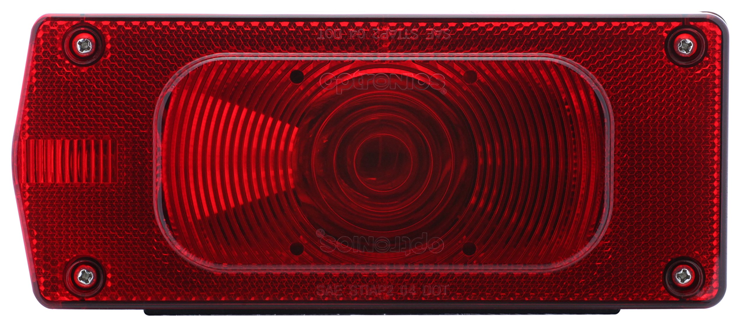 Optronics ST37RS ST-37RS Tail Light with License Light, Red