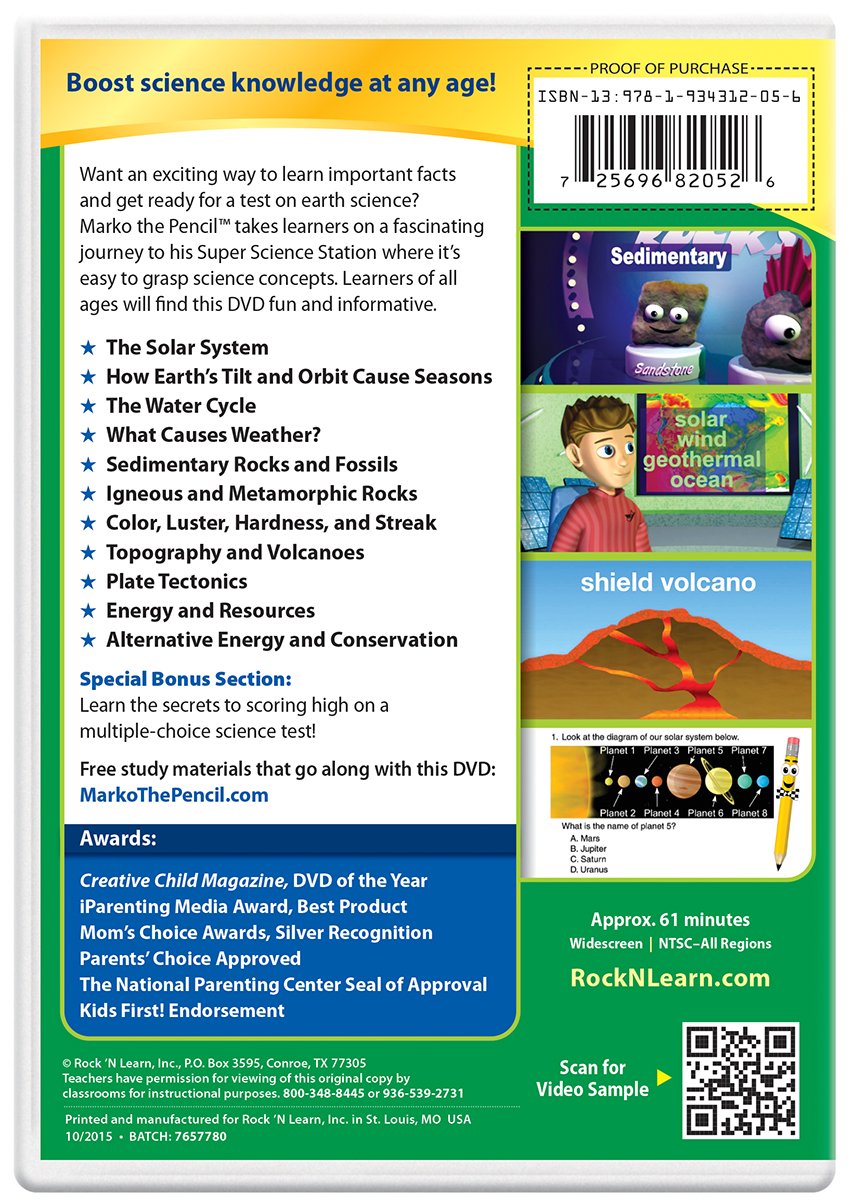 Earth Science DVD by Rock 'N Learn