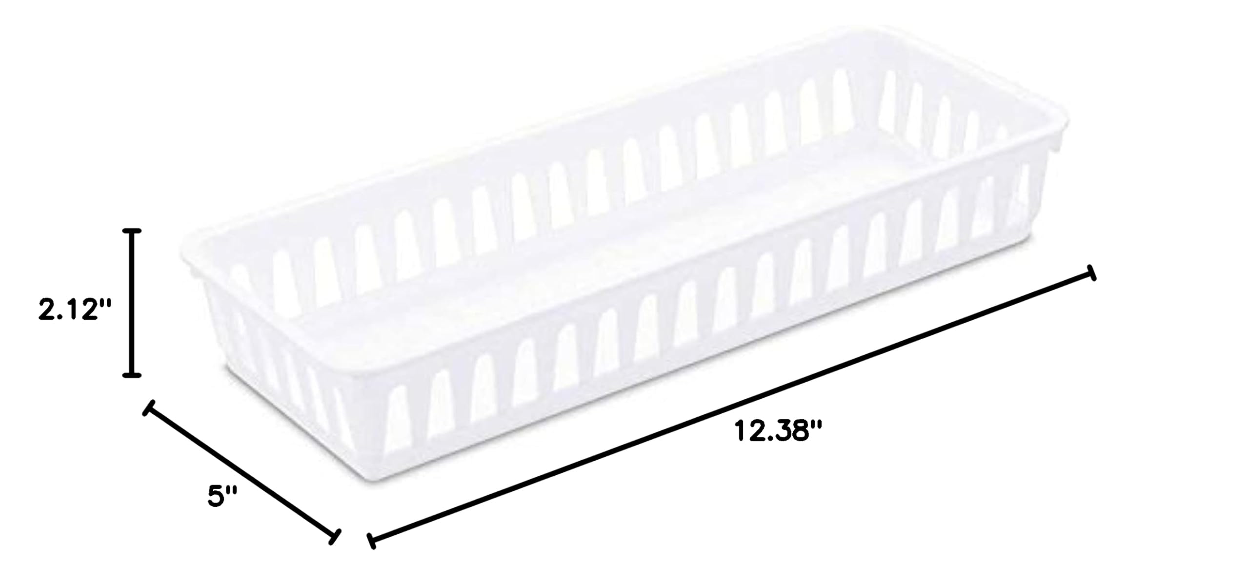 Sterilite 16078024 Slim Storage Tray