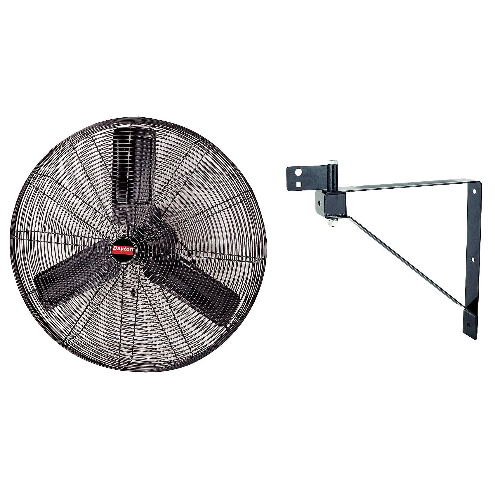 Dayton 1RWB4 Air Circulator, 30 In, Wall Mount