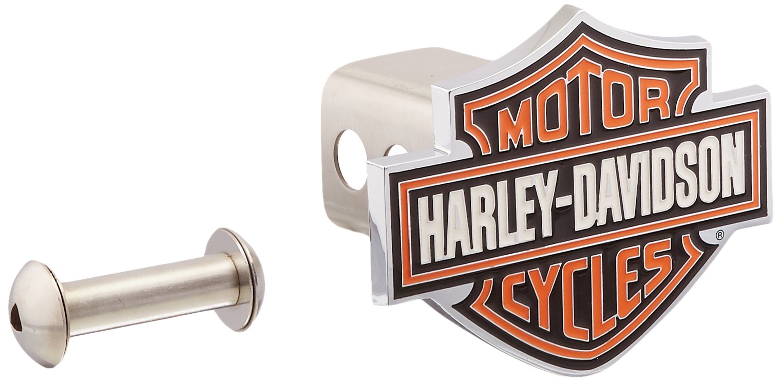 Harley-Davidson Orange Bar & Shield Trailer Hitch Cover 2'' HDHC25