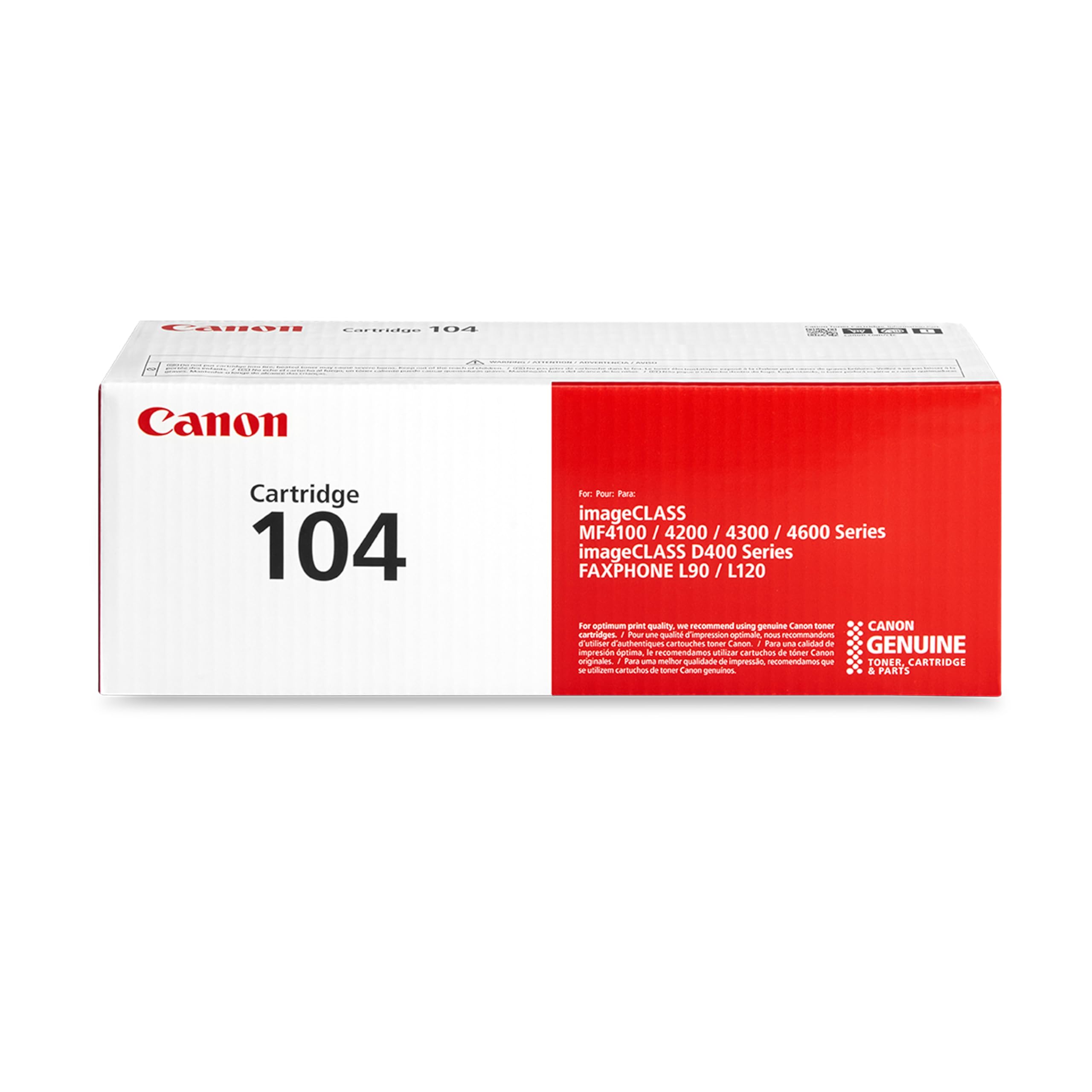 Canon 104 Black Toner Cartridge - 0263B001AA