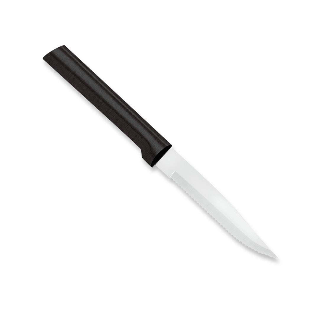 Rada Cutlery Serrated Steak Knife, W205/2, Black Handle, Pack of 2