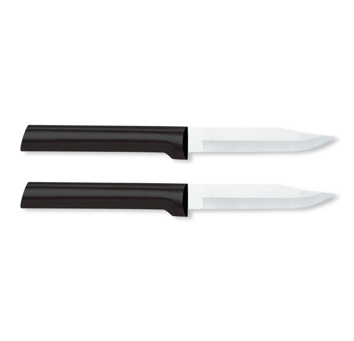 Rada Cutlery Regular Paring Knife, Black Handle, Pack of 2