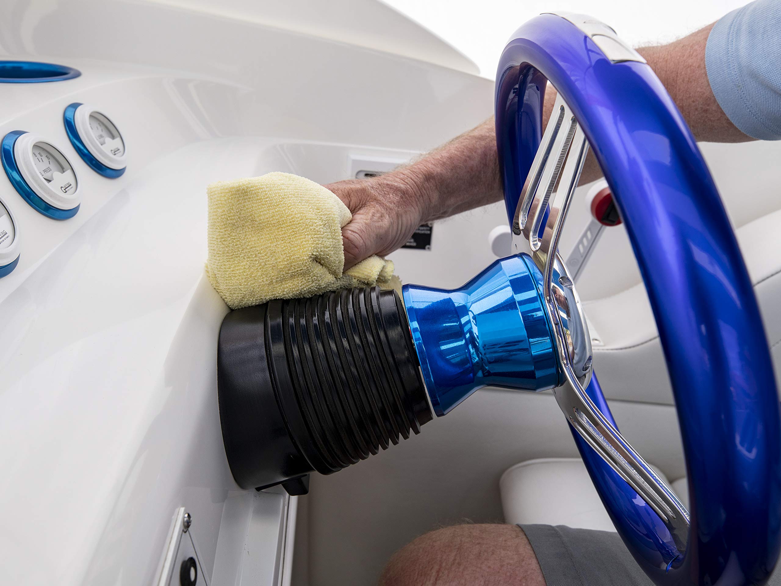 Meguiar's M5716SP Marine/RV Vinyl & Rubber Cleaner & Protectant - 16 Oz Spray Bottle