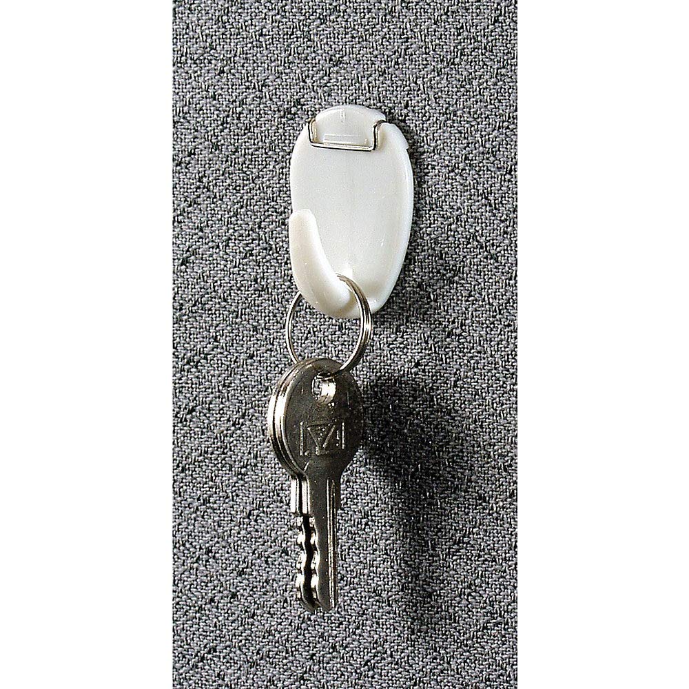 Officemate Cubicle Hooks, White, Set of 5 (30180)