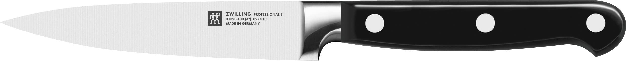 Professional S Zwilling J.A Henckels 3 Piece Knives Set, Black/Stainless Steel (35602-000-0)