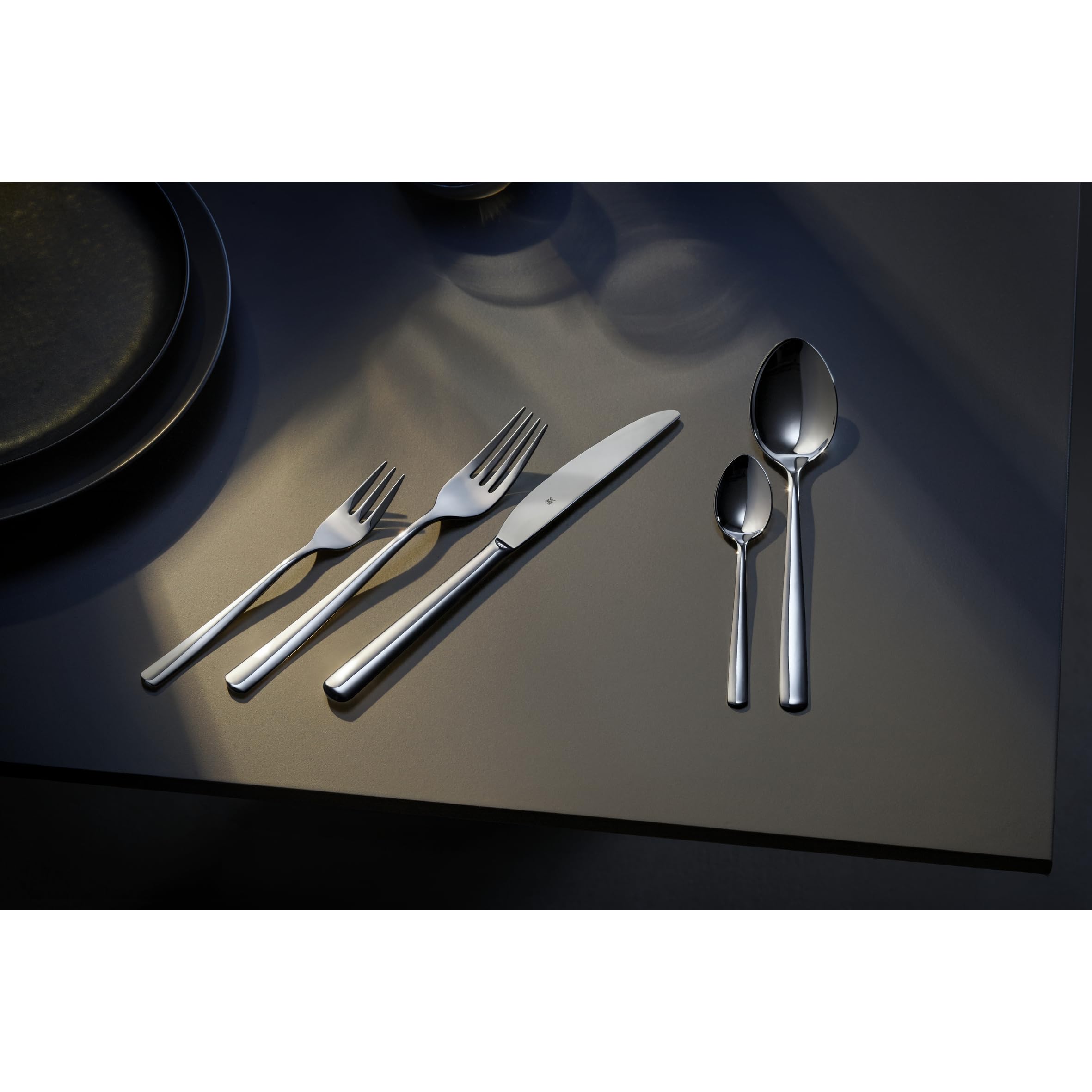 WMF Cutlery Set 30-Pieces for 6 Persons Boston Cromargan 18/10 Stainless Steel Brushed