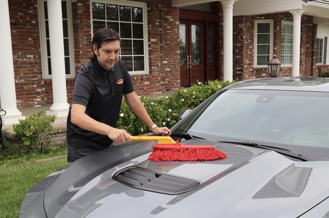 California Car Duster 62442 Standard Car Duster with Wooden Handle