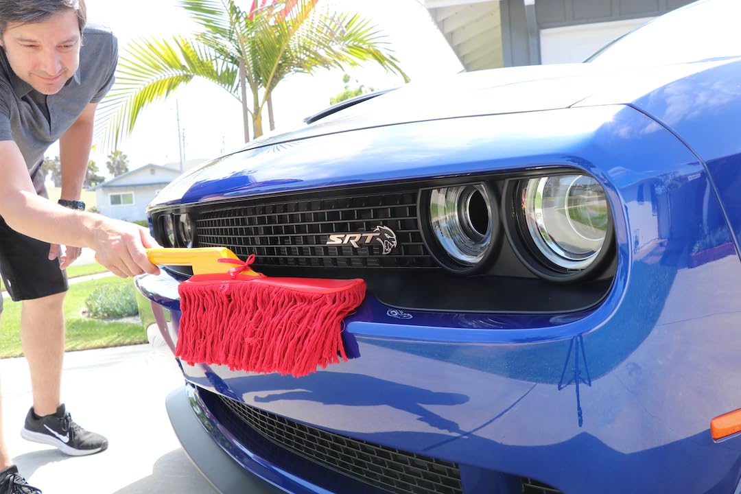 California Car Duster 62442 Standard Car Duster with Wooden Handle