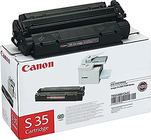 Canon Genuine Toner, Cartridge S35 Black (7833A001), 1 Pack, for Canon imageCLASS D320, D340, FAXPHONE L170