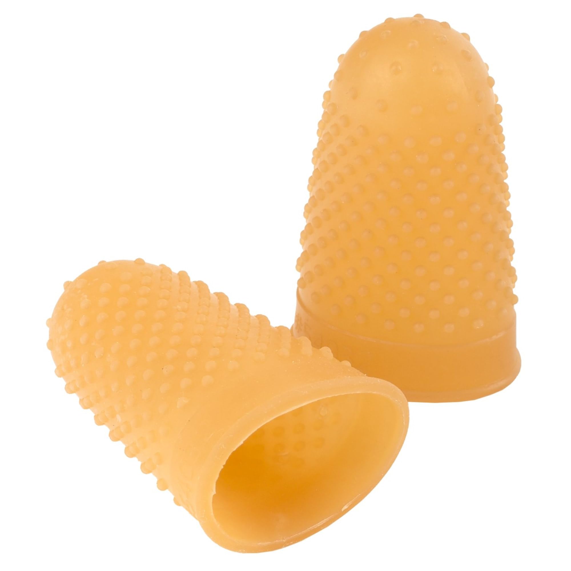 Swingline Rubber Finger Tips, Finger Cots, Medium-Large - Size 12, Amber, Finger Protector For Use with Swingline Staples & Swingline Staplers, Home Office Desktop Accessories, 12 Pack (54032)
